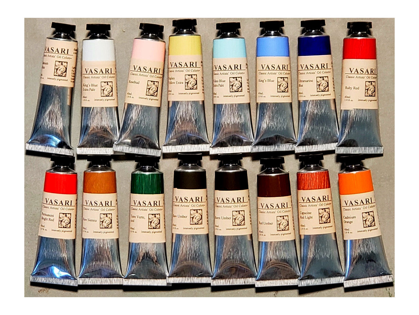 A set - Shana Levenson Principal Palette – Vasari Classic Artists' Oil ...