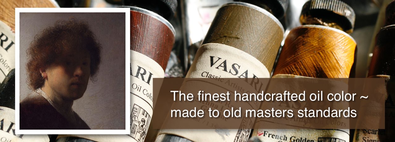 Vasari Classic Artists' Oil Colors - Handmade artist oil paint