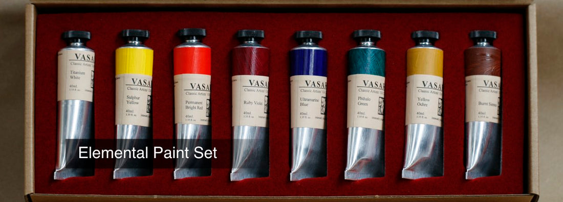 Vasari Classic Artists' Oil Colors - Handmade artist oil paint