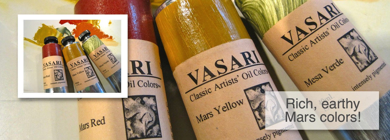 Vasari Classic Artists' Oil Colors - Handmade artist oil paint